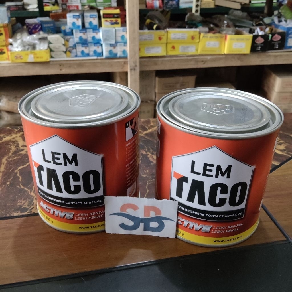 Jual Lem Taco Active 600 gram / lem kuning Taco / lem HPL/PVC 600gram / lem serbaguna / lem ...