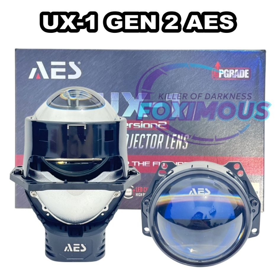 Jual Biled Projector UX-1 Gen 2 AES 3 inch Bluelens Free Demon Eyes ...