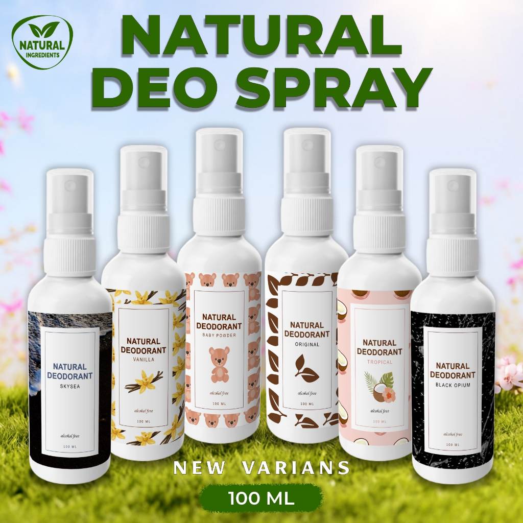 Jual DEODORANT NATURAL TAWAS CAIR 100 ML MENGHILANGKAN BAU BADAN ...
