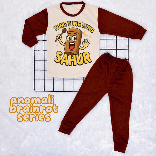 Jual Dealshop Baju Tidur Anak Untuk Umur 1 - 10 Tahun Motif Tung Tung ...