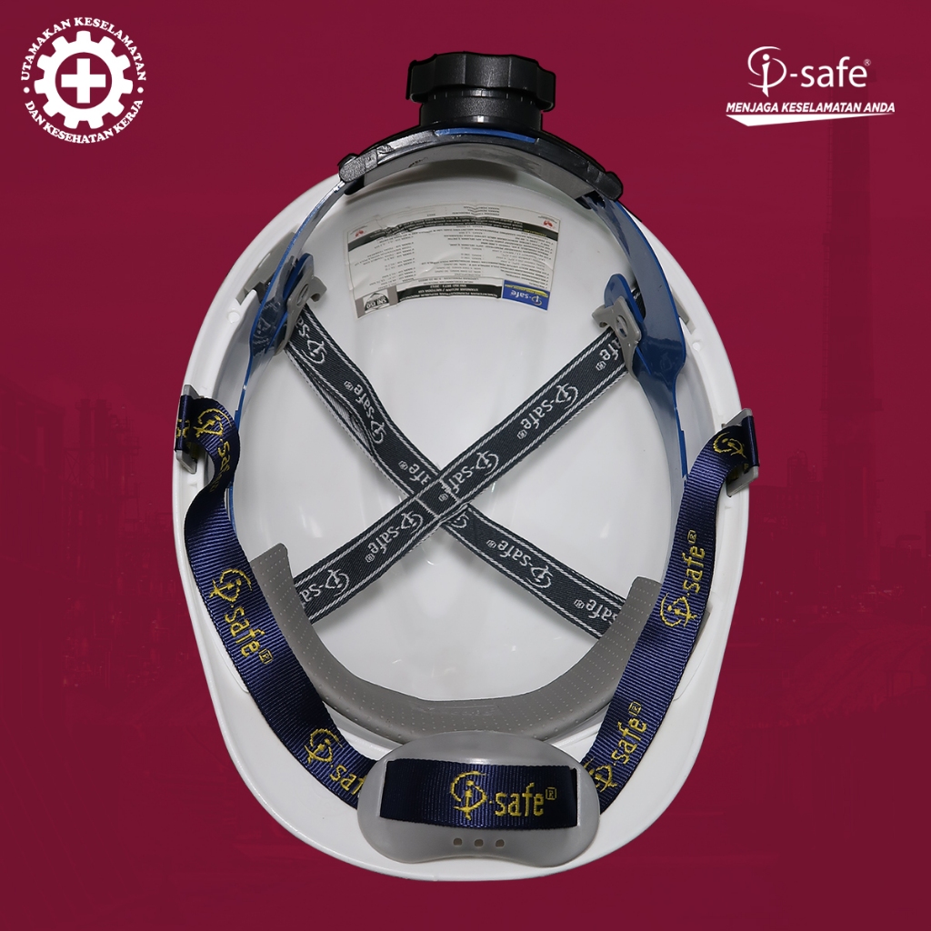 Jual i-Safe Helm Safety Proyek Set Inner Fastrack + Tali Dagu Nylon ...