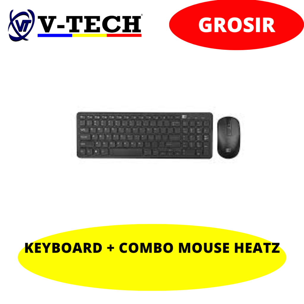 Jual KEYBOARD + COMBO MOUSE HEATZ | Shopee Indonesia