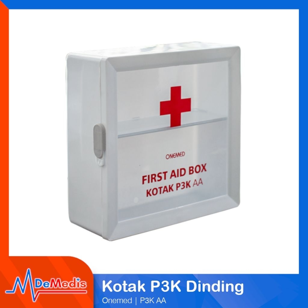 Jual ONEMED Kotak P3K Dinding First Aid Box Tempat Obat | Shopee Indonesia