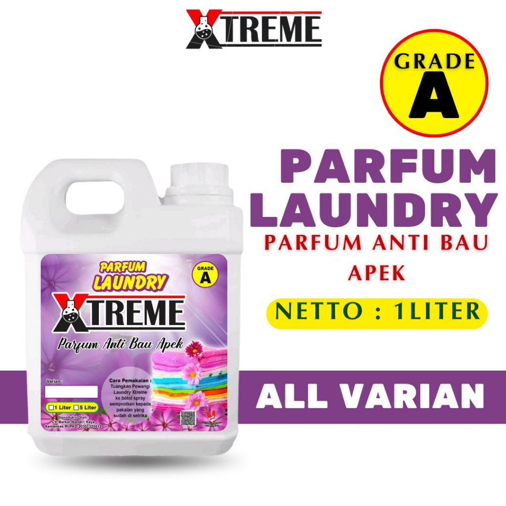 Jual XTREME Parfum Laundry 1 Liter ALL Varian Best Quality | Shopee Indonesia