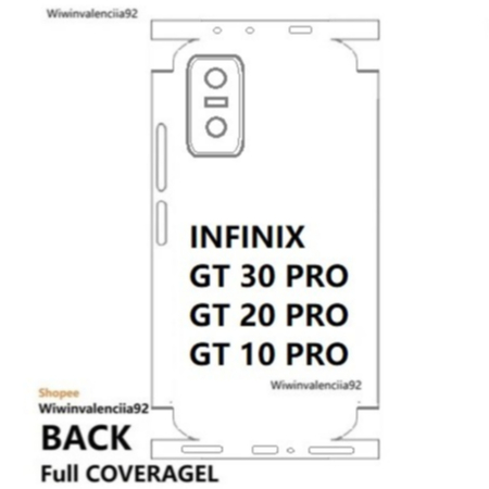 Jual Sticker ( TRANSPARANT ) Anti Jamur FULL COVER INFINIX GT 30 PRO ...