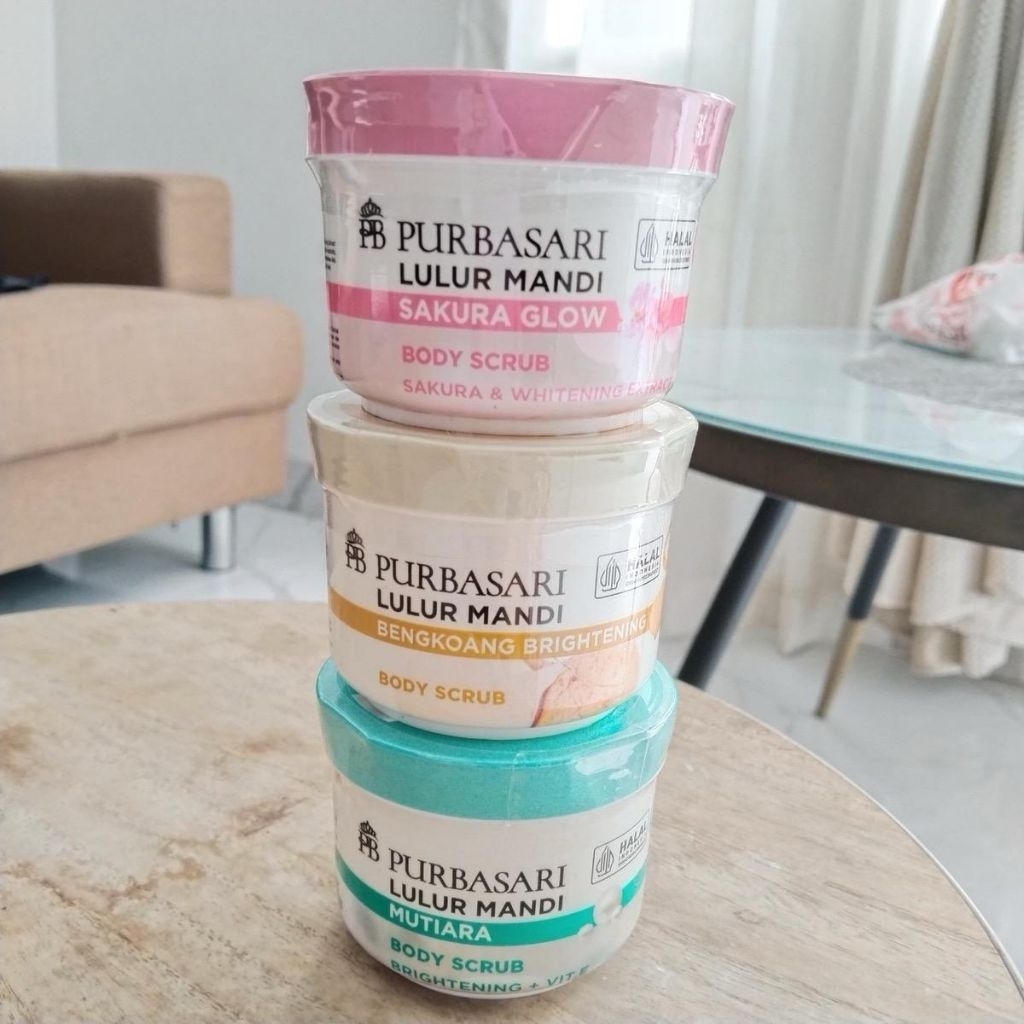 Jual 3 PAKET Purbasari Lulur Mandi + 1 Pcs Sakura Glow 100 gr + 1 Pcs ...
