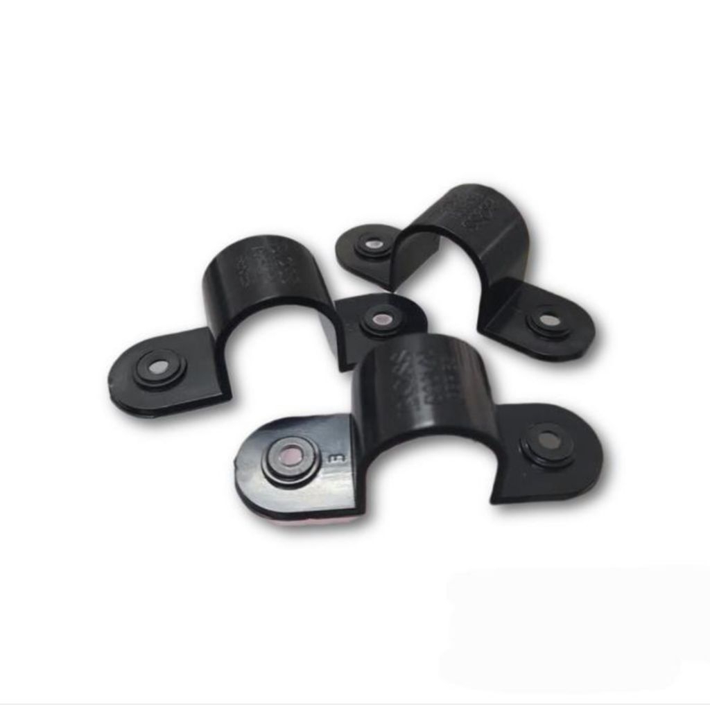 Jual Klem pipa conduit 25mm Boss Hitam dan Putih | Shopee Indonesia