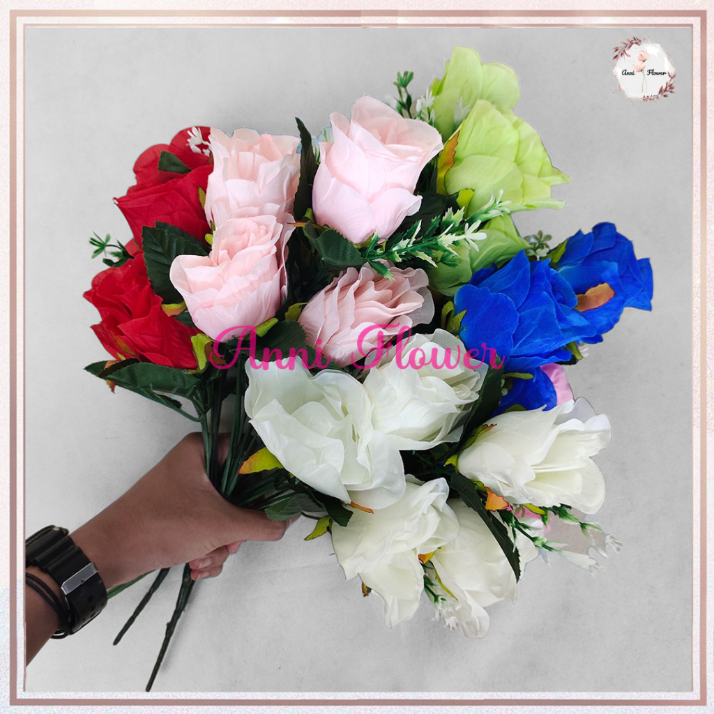 Jual Bunga Rose Kuncup Cabang 5 Bunga Mawar Kuncup - Lamaran / Dekorasi ...