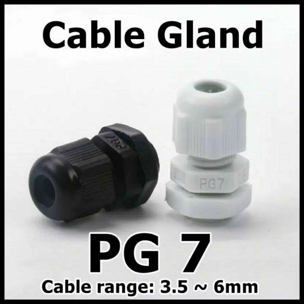 Jual cable gland PG7 HITAM | Shopee Indonesia