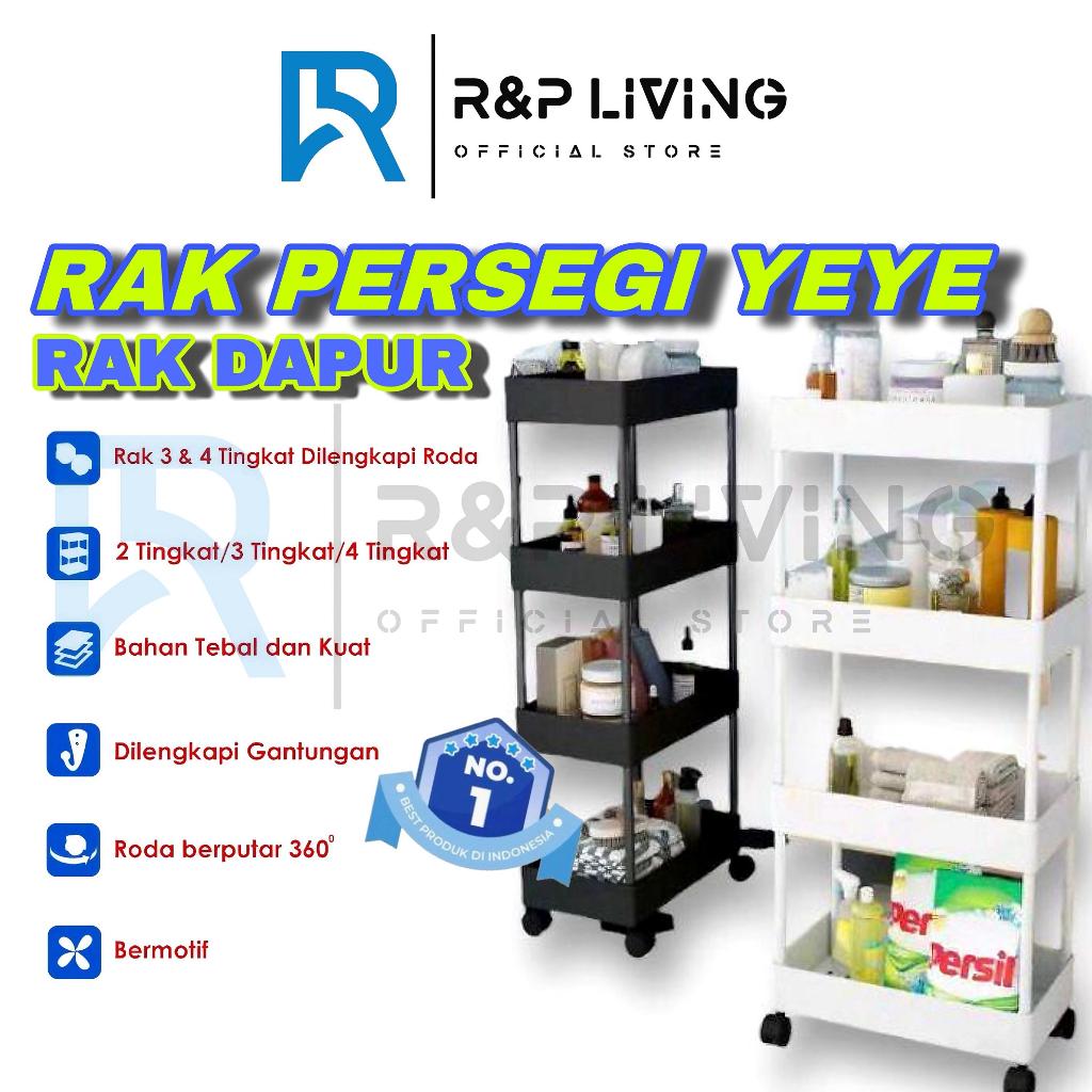 Jual R&P [READY] Rak susun serbaguna 4,3,2 tingkat dengan roda | Shopee ...