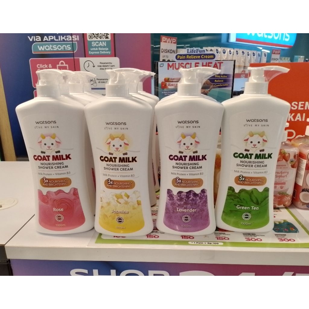 Jual [enggy.shop] Sabun Mandi Cair Watsons Goat Milk Nourishing Shower ...
