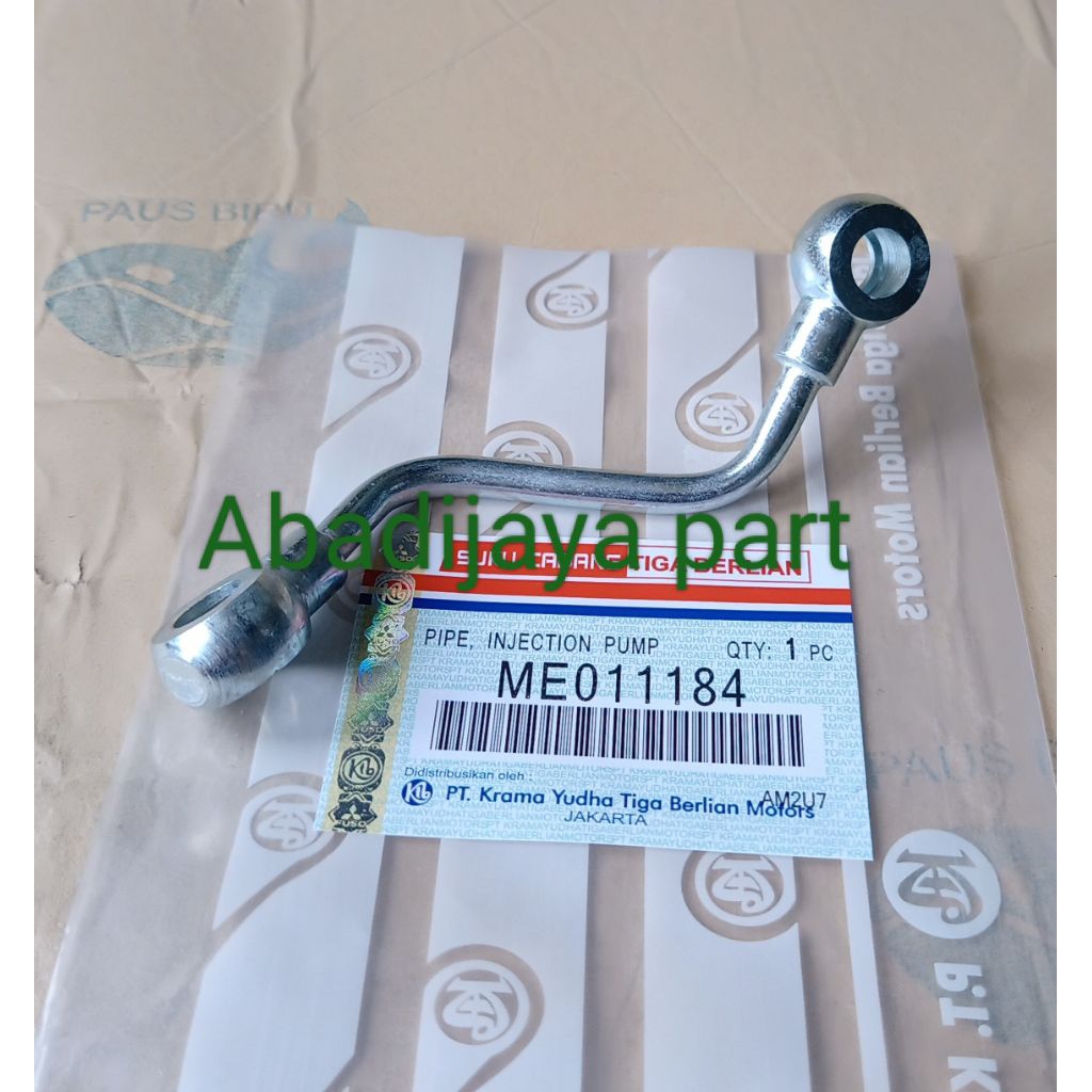 Jual ME011184 pipe, injection pump pipa injeksi pump mitsubishi canter ...
