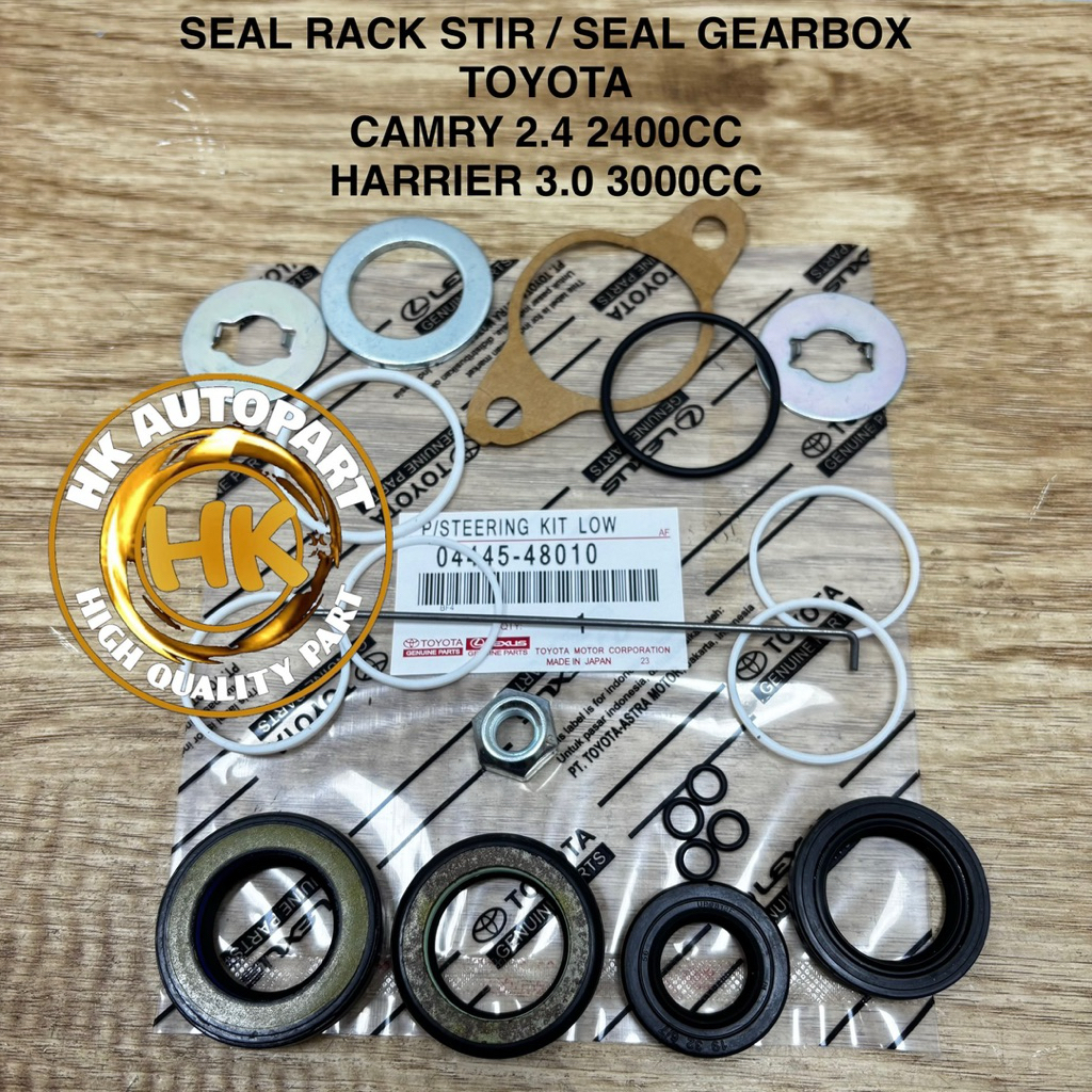 Jual SEAL RACK POWER STEERING KIT BAWAH TOYOTA CAMRY 2.4 2400CC HARRIER ...