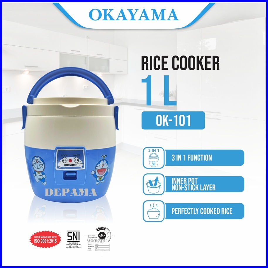Jual Rice cooker Magicom Mini Okayama OK101 Kapasitas 1 Liter | Shopee ...
