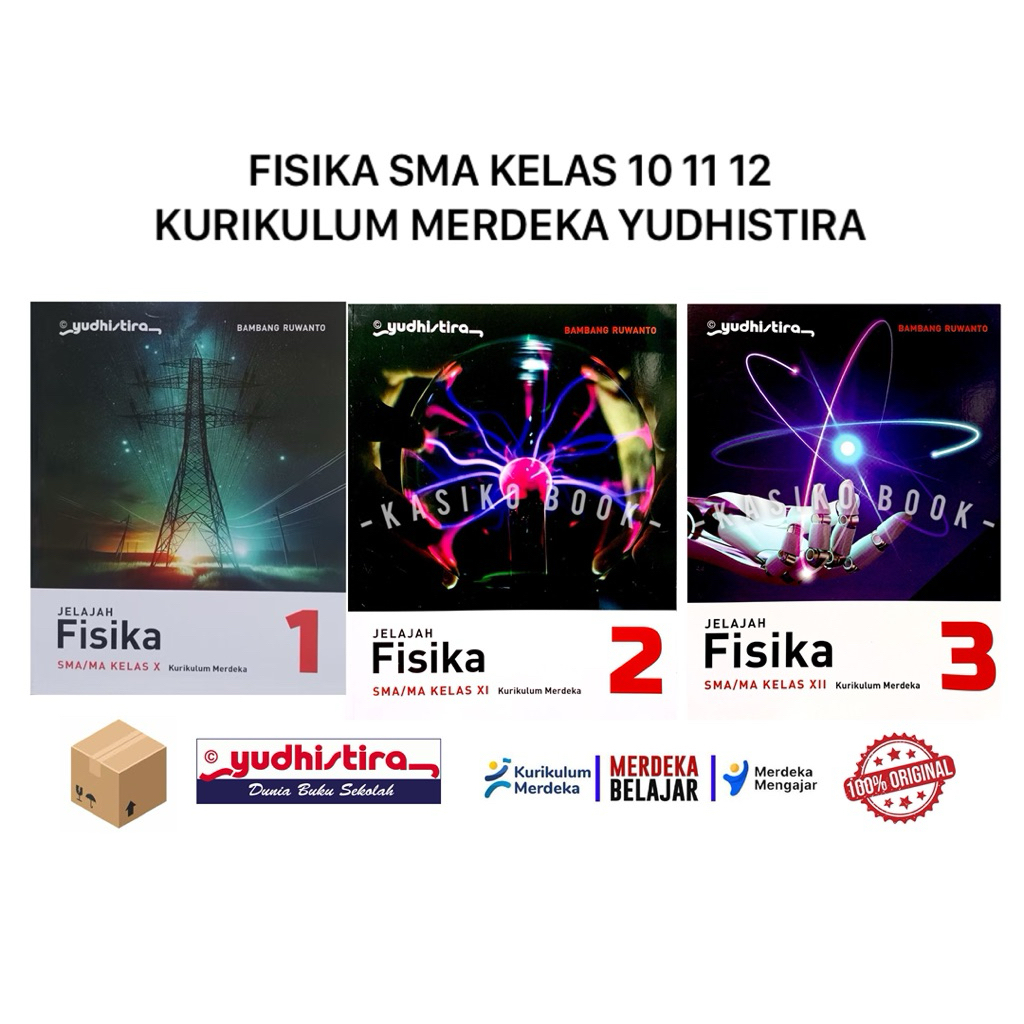 Jual Buku Fisika Revisi Untuk SMA Kelas 10 11 12 Yudhistira Kurikulum Merdeka | Shopee Indonesia