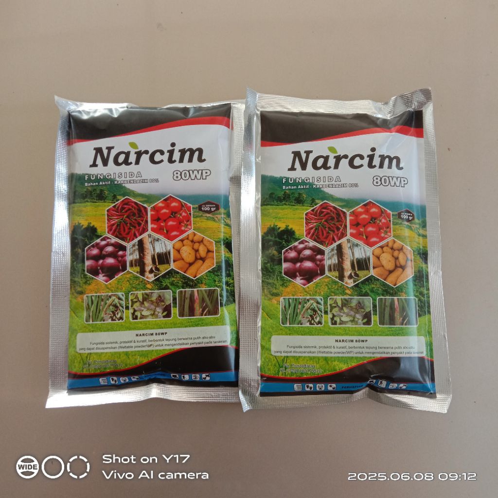Jual NARCIM 80 WP Karbendazim 100 gram Obat pembasmi penyakit jamur ...