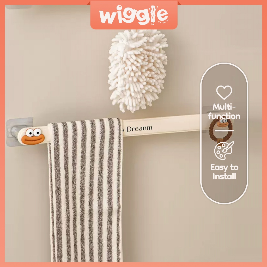 Jual Wiggle Gantungan Handuk Bebek Dower Towel Rack Duck Gantungan ...