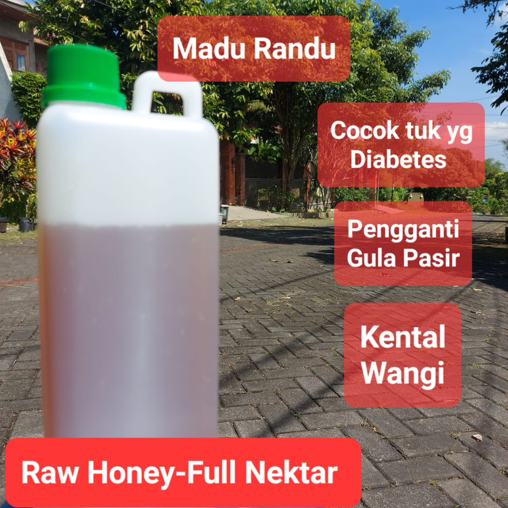 Jual Madu Randu Asli Murni 1kg | POLOS | FULL NEKTAR | Madu Asam ...