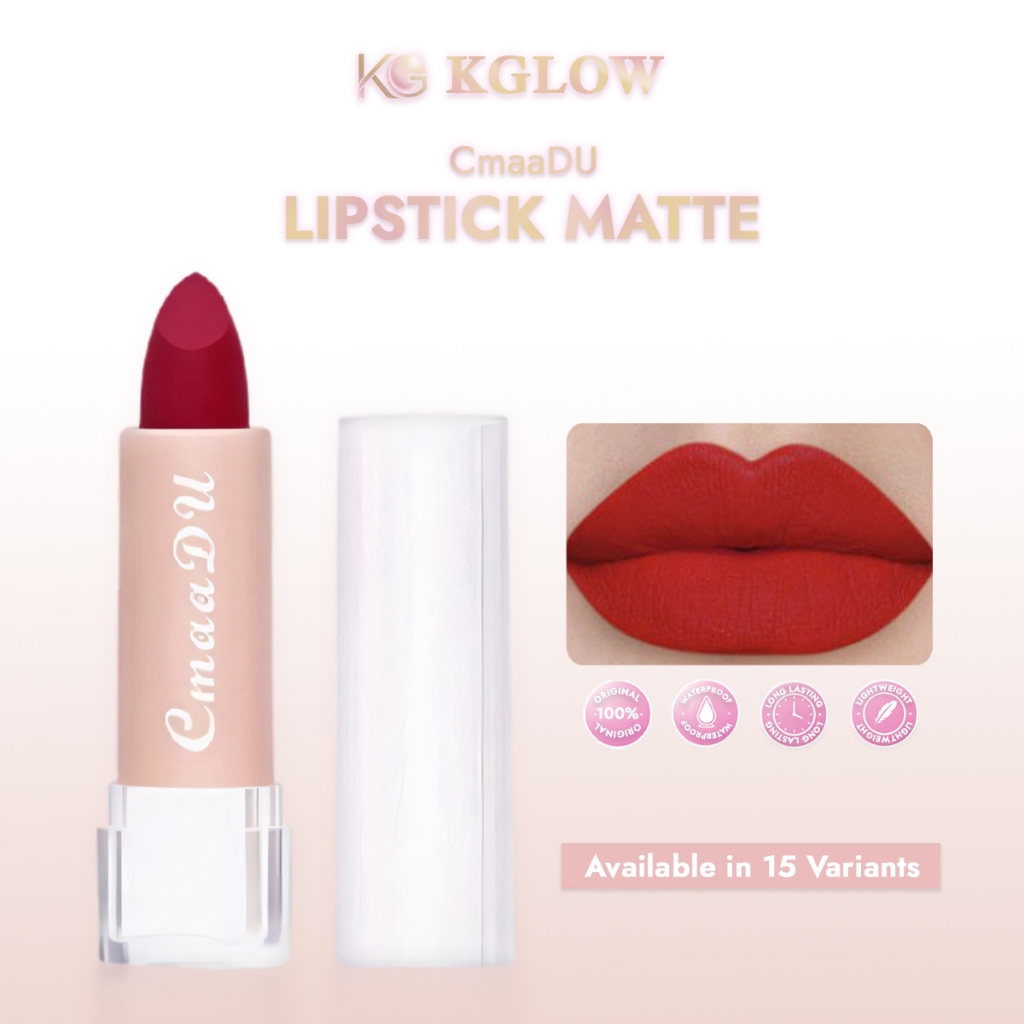 Jual GLOW | CMAADU Matte Lipstick Waterproof Long Lasting 15 Colors ...
