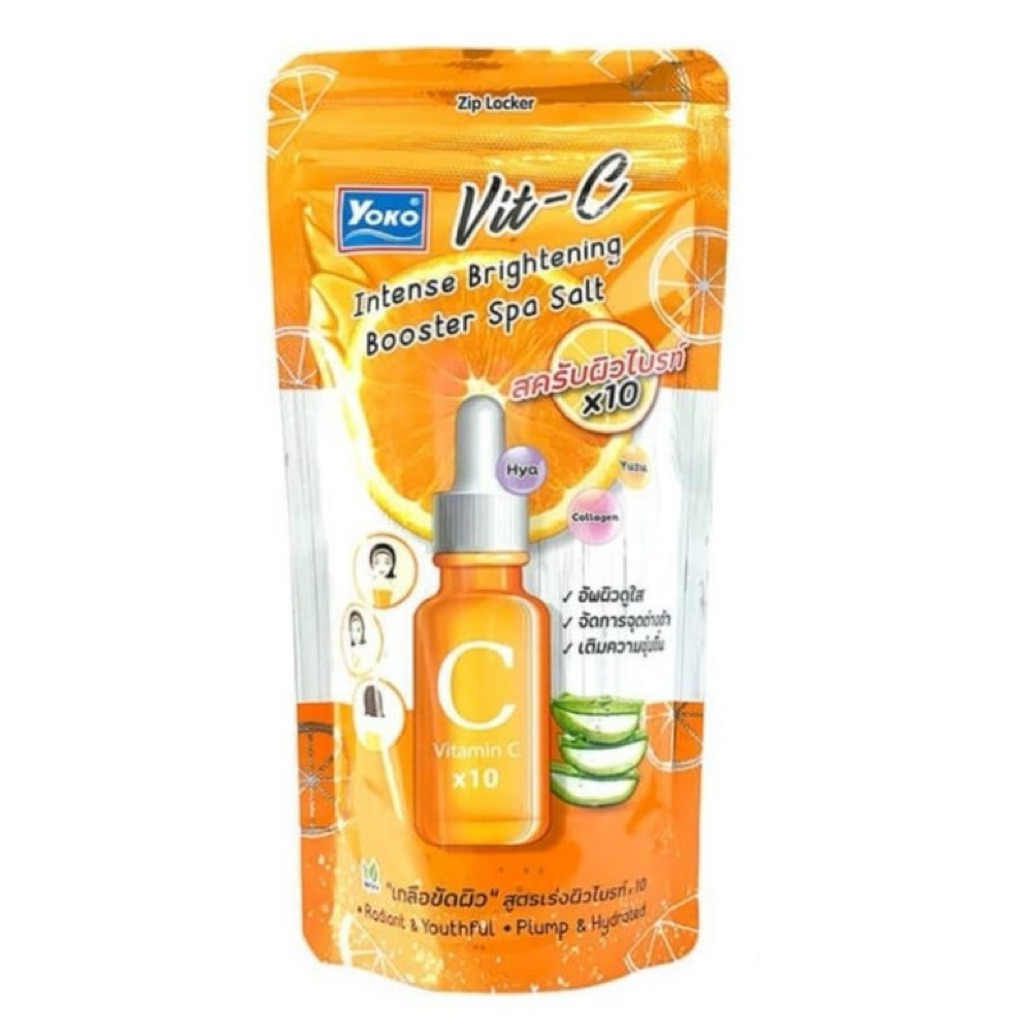 Jual Yoko Gold Vit C 10x Intense booster Spa Salt 300 Gr | Shopee Indonesia