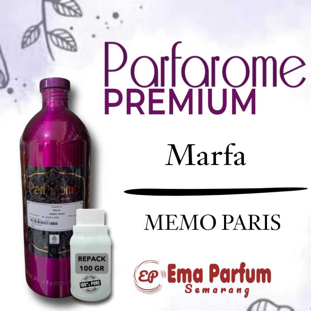 Jual ( 100 GRAM ) Marfa Memo Paris By Parfarome Premium Kemasan Repack ...