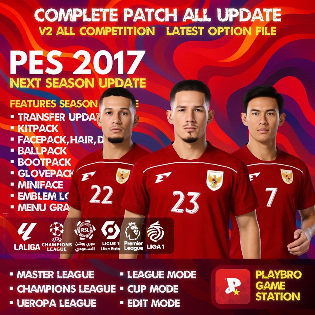 Jual PES 2017 Season Update 2026 - Game PC/Laptop (Download to Play Bro ...