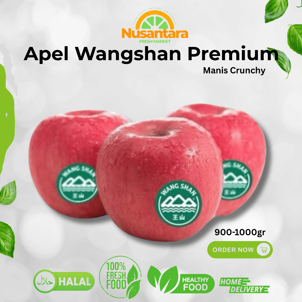 Jual Apel Fuji Wang Shan Premium 900 g - 1000 g | Shopee Indonesia