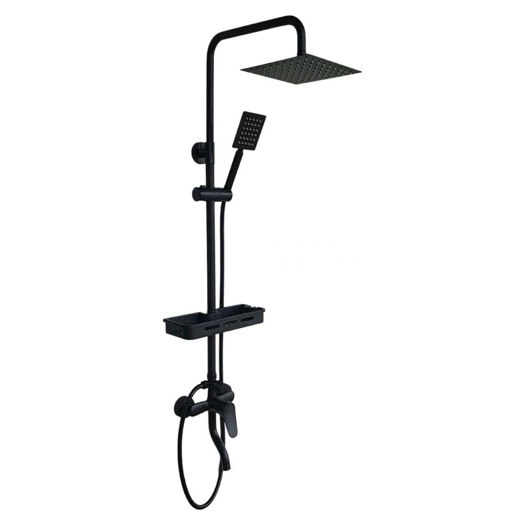 Jual PROMO Shower Tiang Hitam panas dingin Berkualitas / WALL SHOWER ...