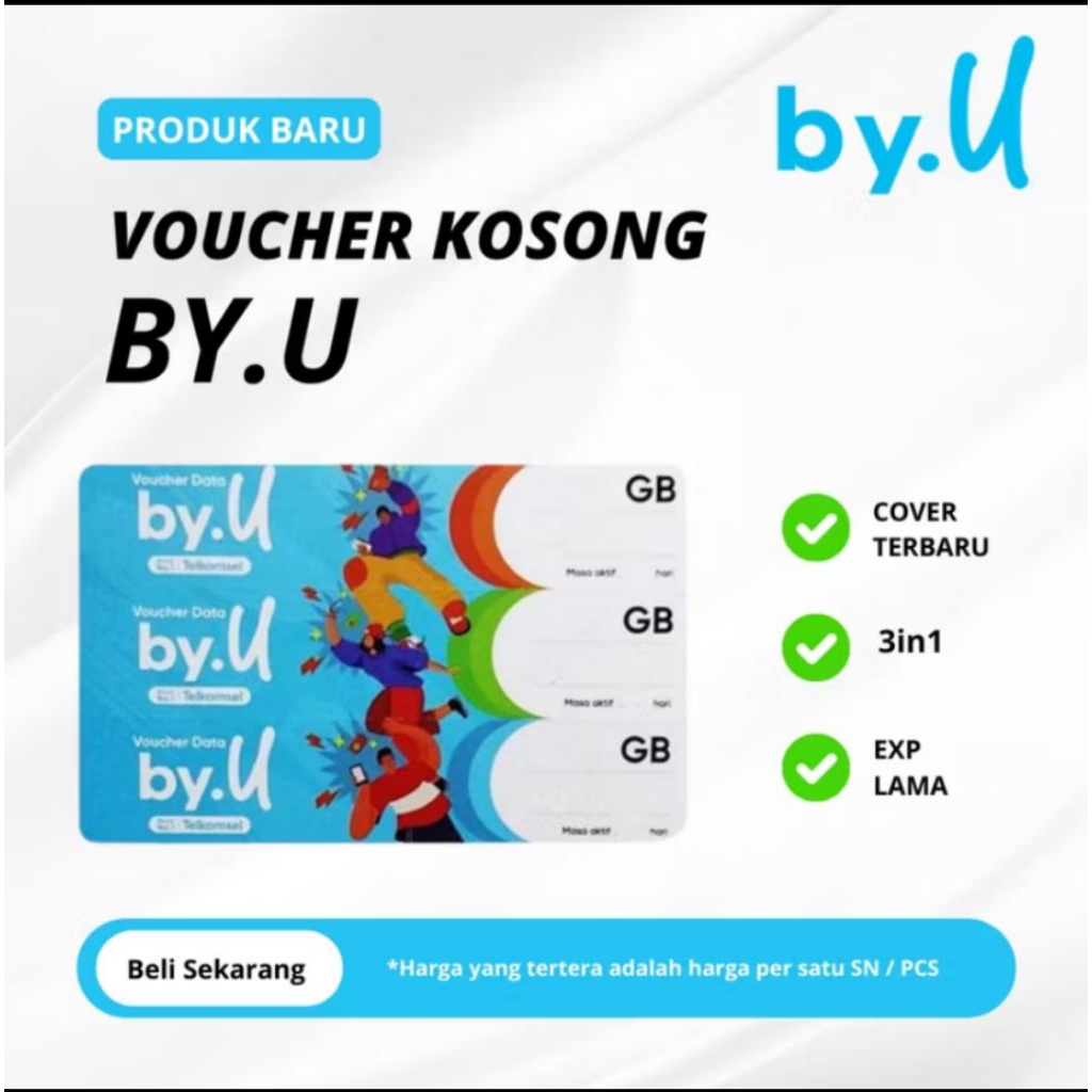 Jual Voucher ByU Kosong Tanpa Kuota | Shopee Indonesia