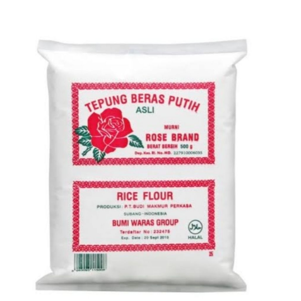 Jual Tepung Beras Putih Rosebrand 500 Gram | Shopee Indonesia
