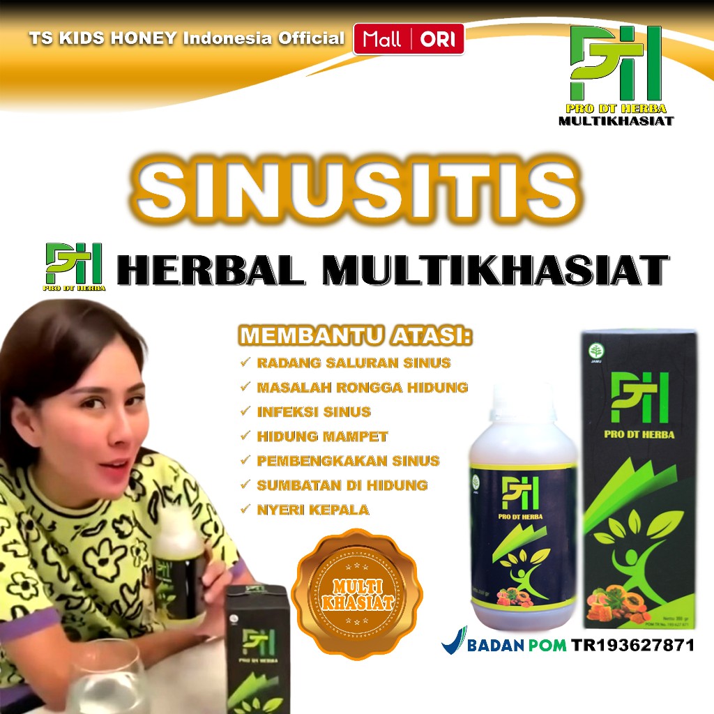 Jual PRO DT HARBA 350g Obat Herbal Sinusitis Rhinitis Polip Alergi ...