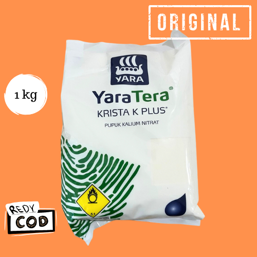 Jual Yara Tera Krista K Plus Pupuk Kalium Nitrat (KNO3) 1 kg | Shopee ...