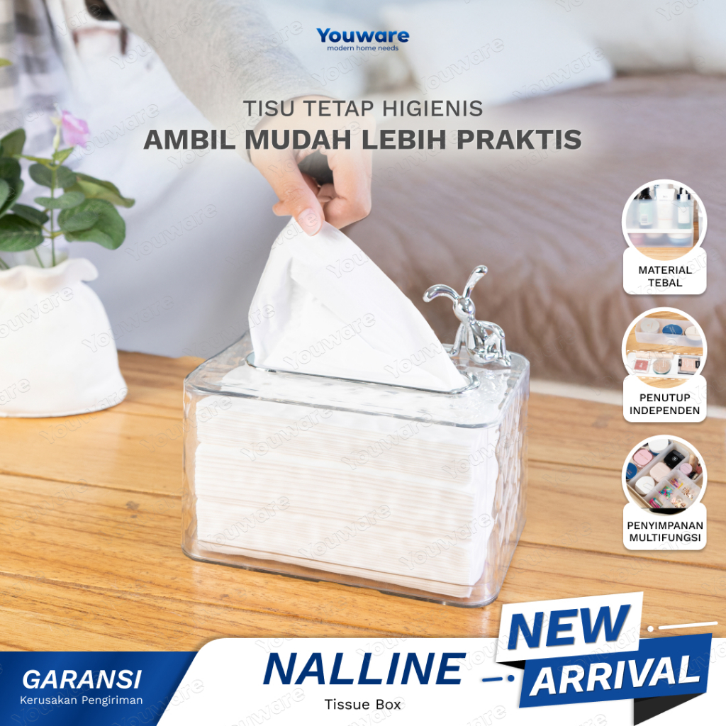 Jual Youware - Nalline Kotak Tisu / Tempat Penyimpanan Tisu Desain ...
