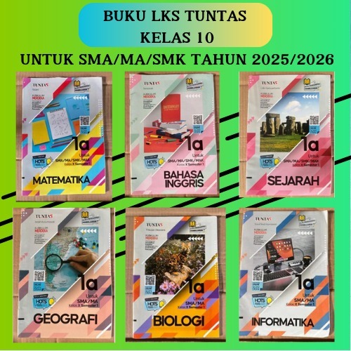 Jual LKS TUNTAS MATEMATIKA, BAHASA INGGRIS, SOSIOLOGI, EKONOMI, INFORMATIKA, GEOGRAFI, DAN ...