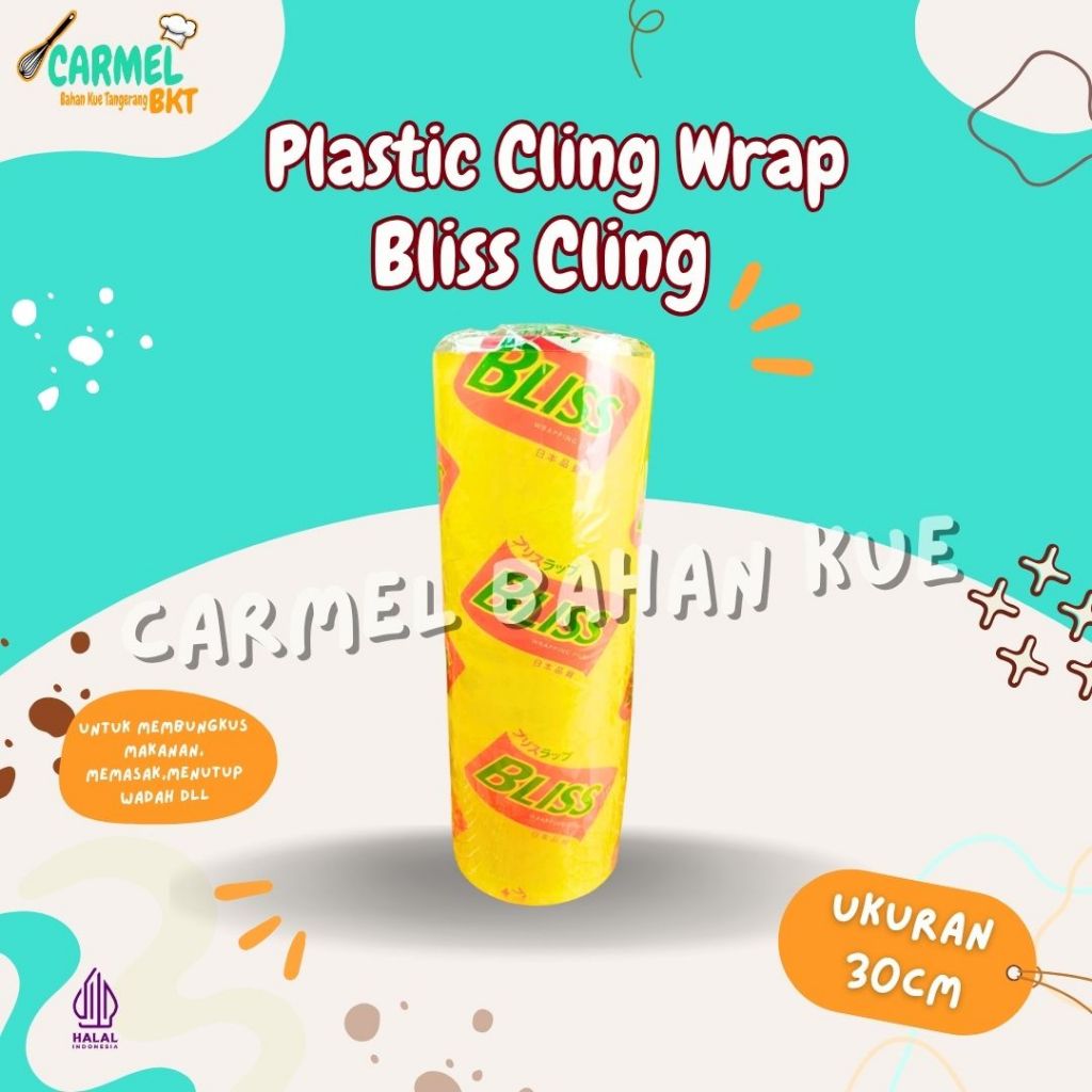 Jual Bliss Plastik Cling Wrap Food Grade Roll Besar 30cm | Shopee Indonesia