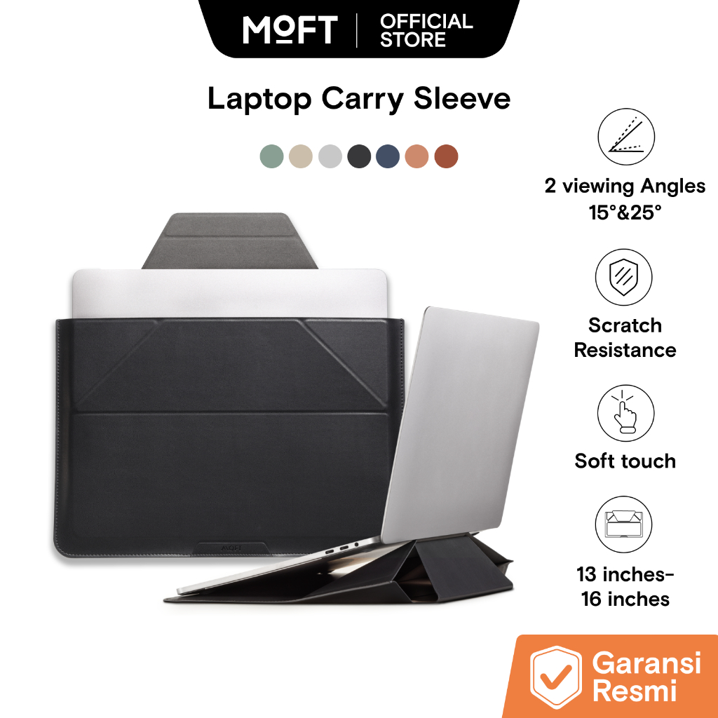 Jual MOFT Laptop Carry Sleeve - Leather Tas Laptop Sleeve Case Laptop ...