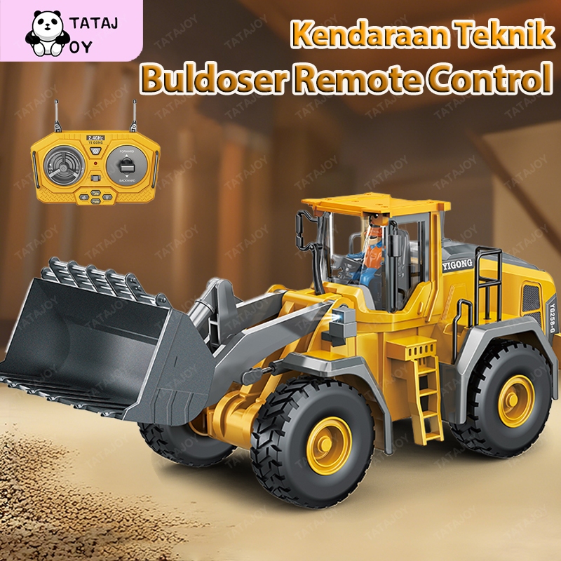 Jual Tatajoy Buldoser Remote Control Paduan Remote control loader 2.4GH ...