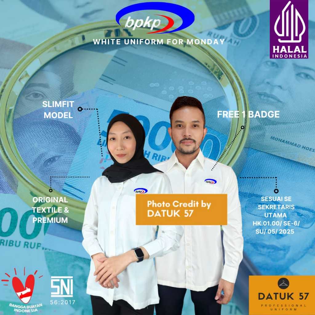 Jual Original Premium by Datuk 57 : Seragam Kemeja Atasan BPKP Badan ...