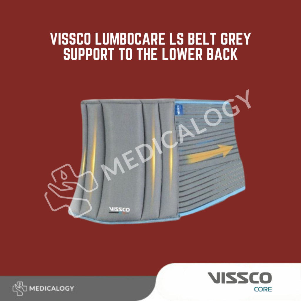 Jual VISSCO Lumbocare LS Belt Grey - Support to the Lower Back | Shopee ...
