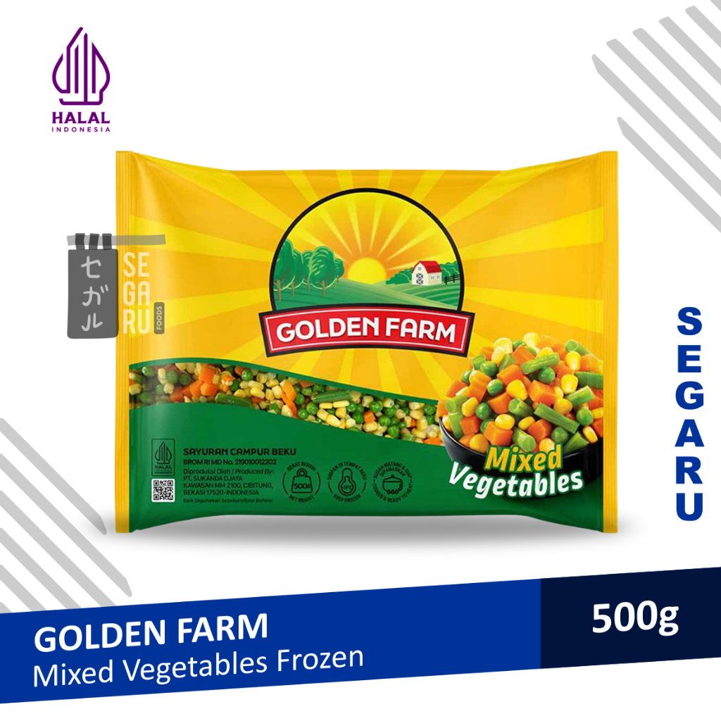 Jual GOLDEN FARM Mix Vegetable Frozen Sayur Beku 500 gram | Shopee ...
