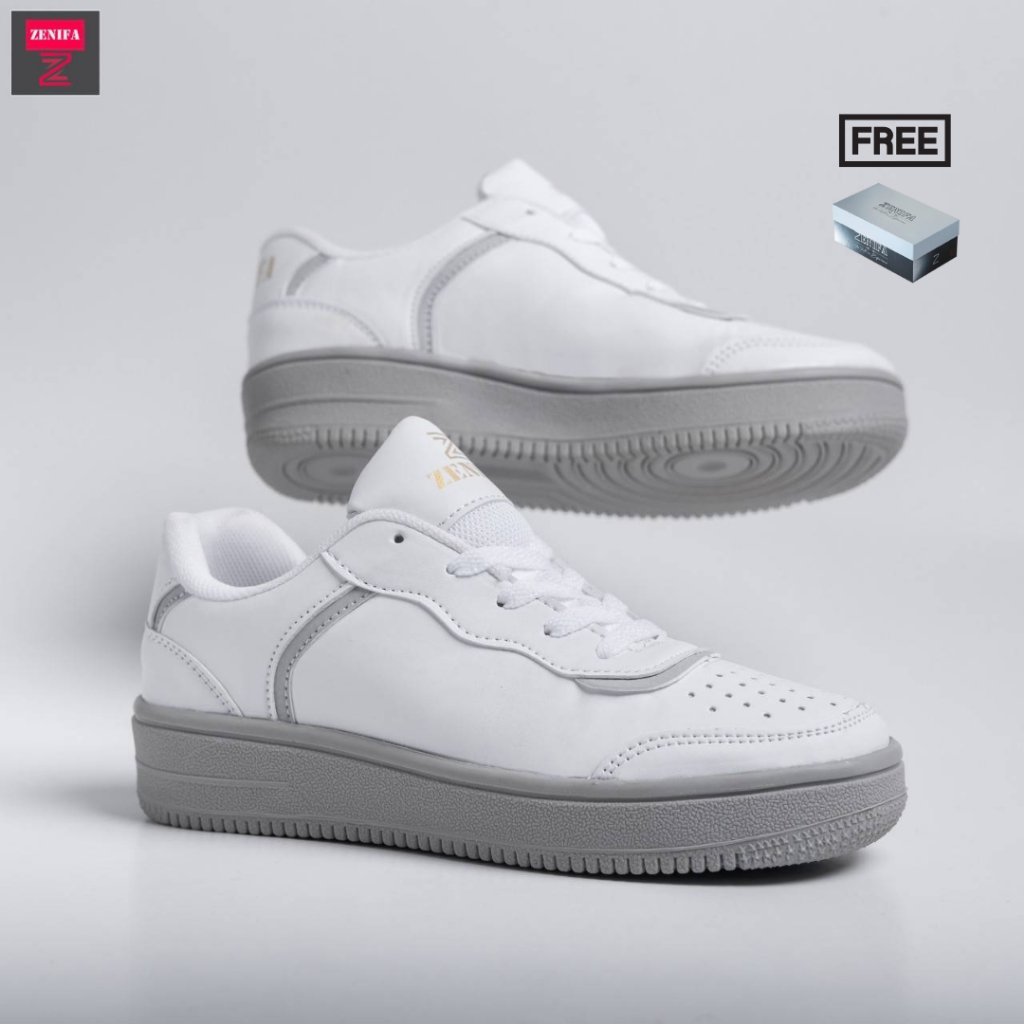 Jual Zenifa - Sepatu Sneakers Putih Wanita Model Korea Terbaru 2025 ...