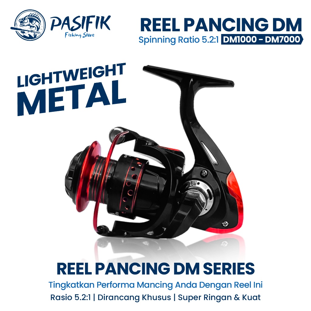 Jual Pusat Alat Pancing - Reel Pancing Series DM1000 - 7000 Fishing ...