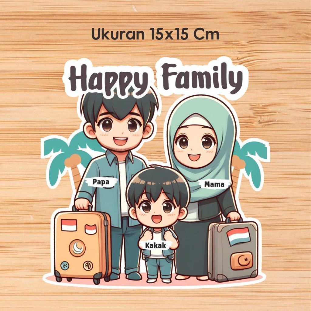 Jual Sticker family cutting stiker happy family | Shopee Indonesia