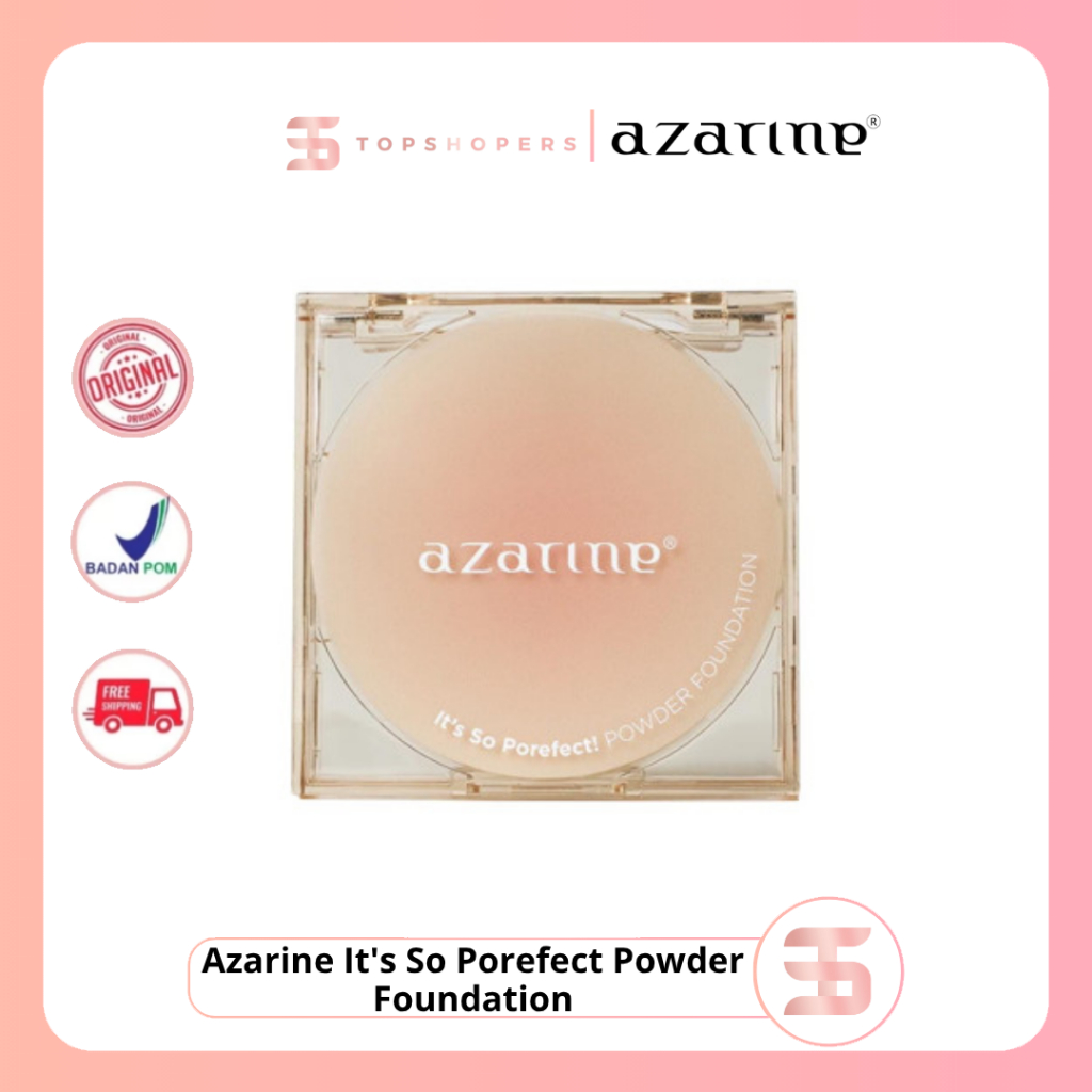 Jual Azarine It's So Porefect Powder Foundation | Shopee Indonesia