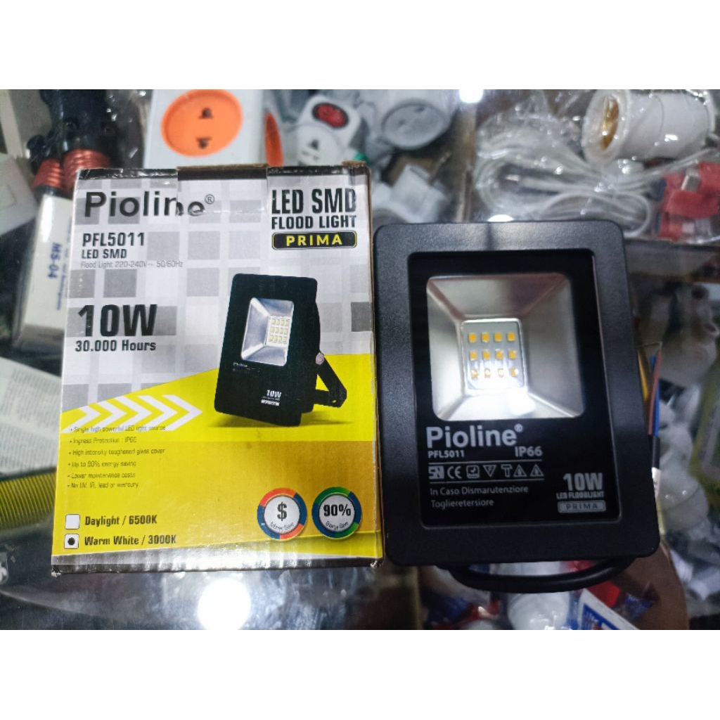 Jual LAMPU SOROT LED FLOOD LIGHT PIOLINE PRIMA 10WATT | Shopee Indonesia