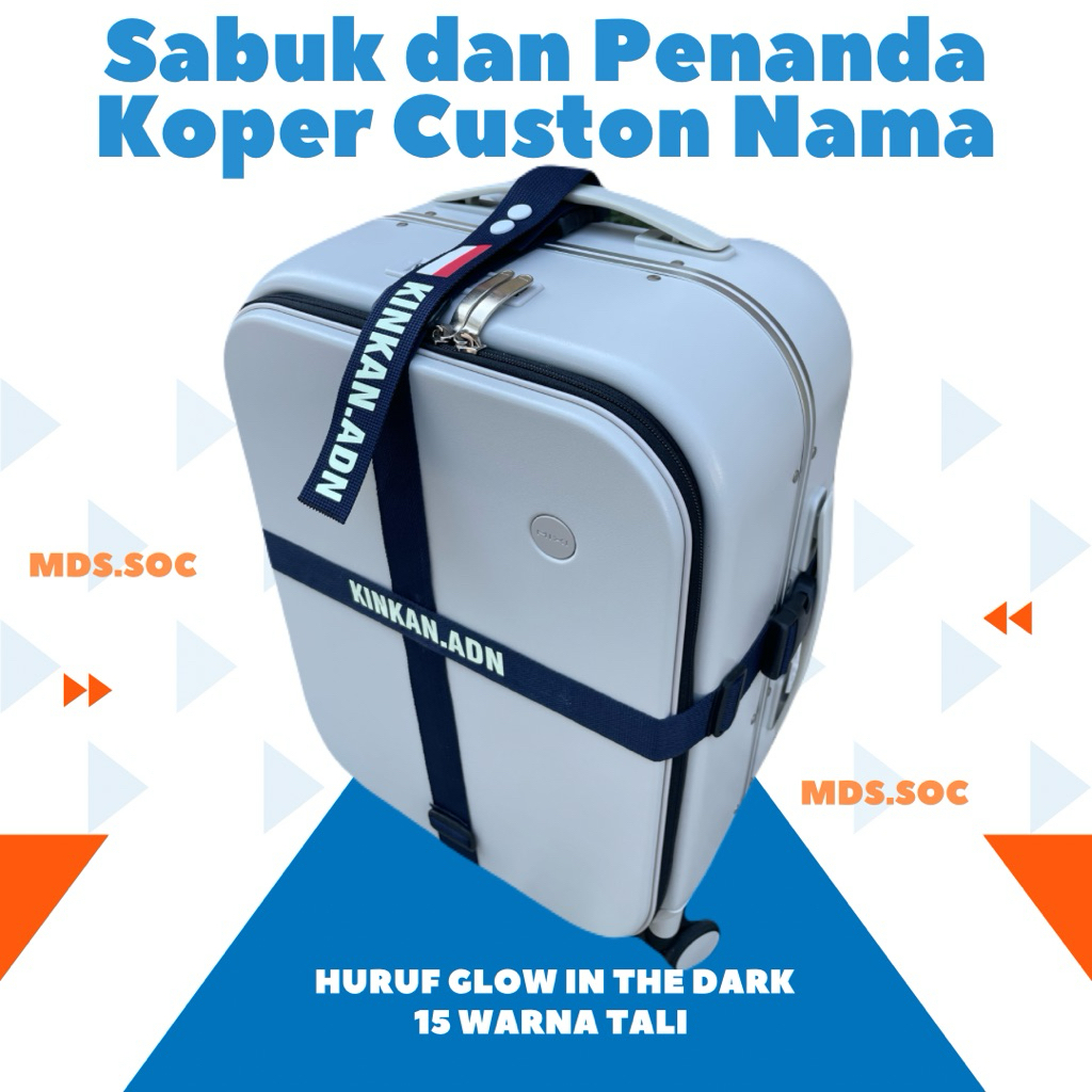 Jual Paket Sabuk Koper dan Tag Koper Custom Nama Umroh dan Haji ...