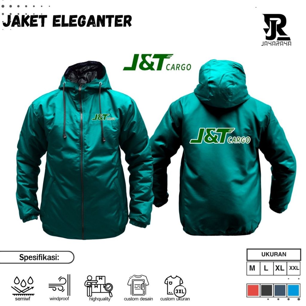Jual JAKET J&T CARGO JAKET CUSTOM JNT CARGO PARASUT WF | Shopee Indonesia