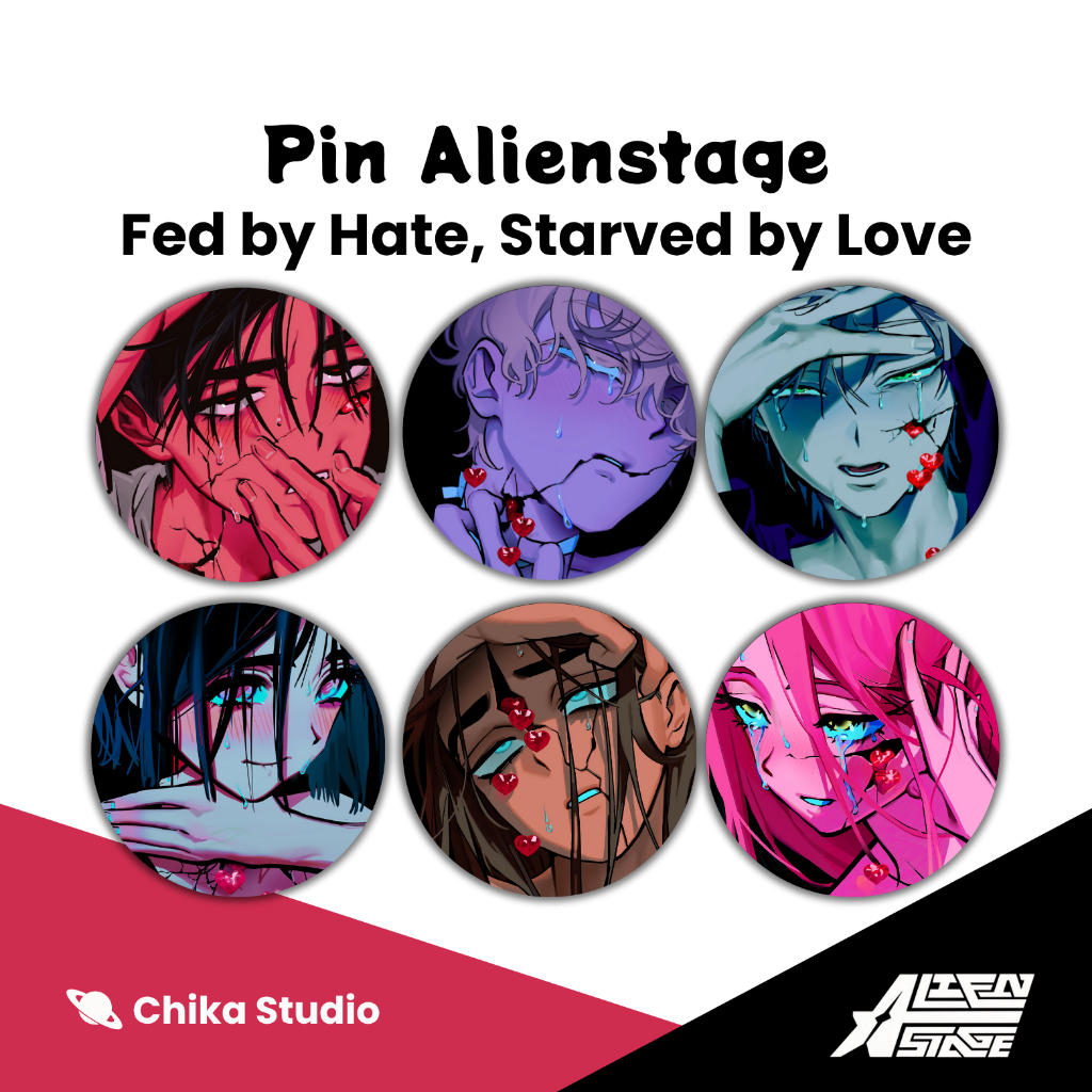 Jual [Alien Stage Fan Merchandise] Pin Button Peniti Alien Stage - Fed ...