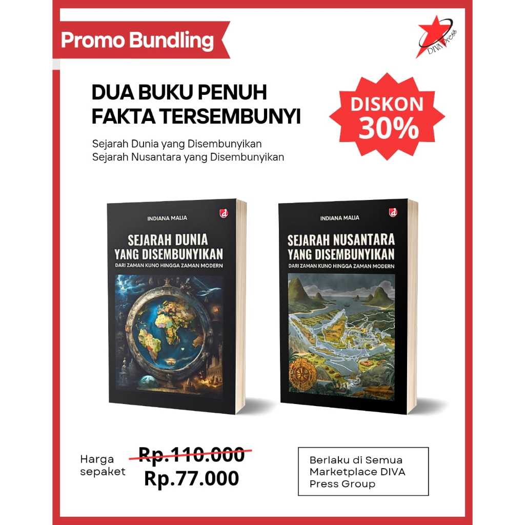 Jual DIVA Press Paket Dua Buku Penuh Fakta Tersembunyi (Sejarah Dunia ...