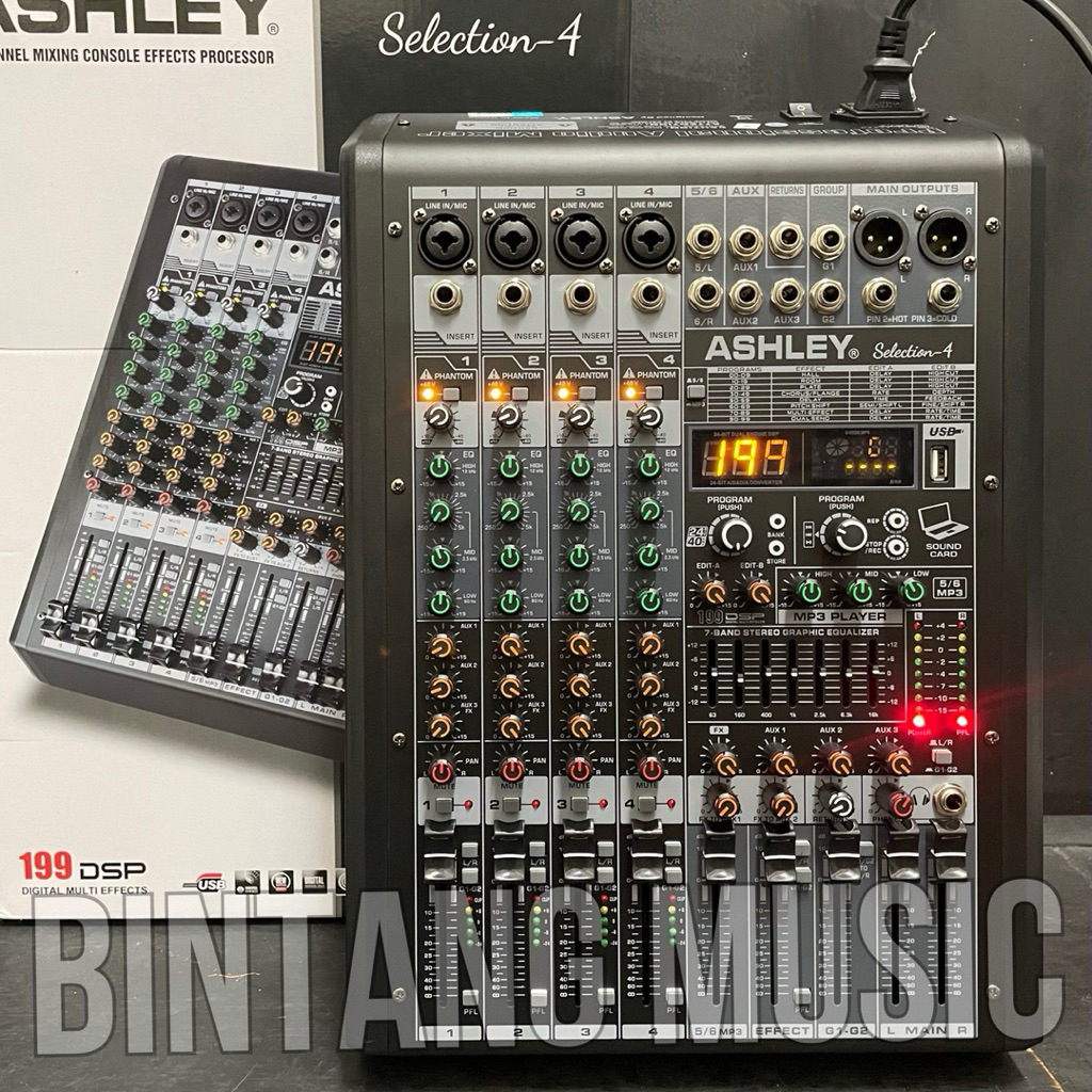 Jual Mixer ashley Selection 4 original Ashley selection4 199 dsp ...